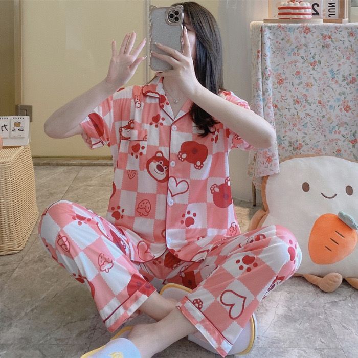 Jual PIYAMA CINNAMOROLL MELODY KUROMI HELLO KITTY POMPOMPURIN POCHACCO ...