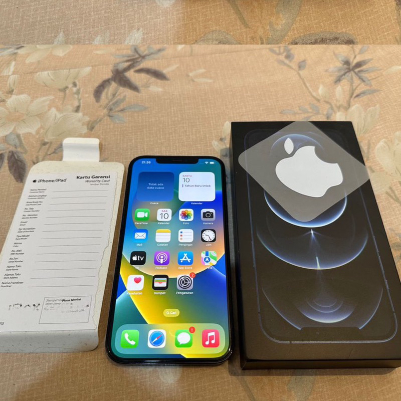 Jual Iphone 12 Promax 128 Gb Grey ex IBOX | Shopee Indonesia
