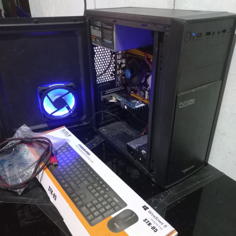 Jual PAKET PC BEKAS (Vga 2gb DDR5 128 bit Ram 8 gb) normal,keyboard, tp ...