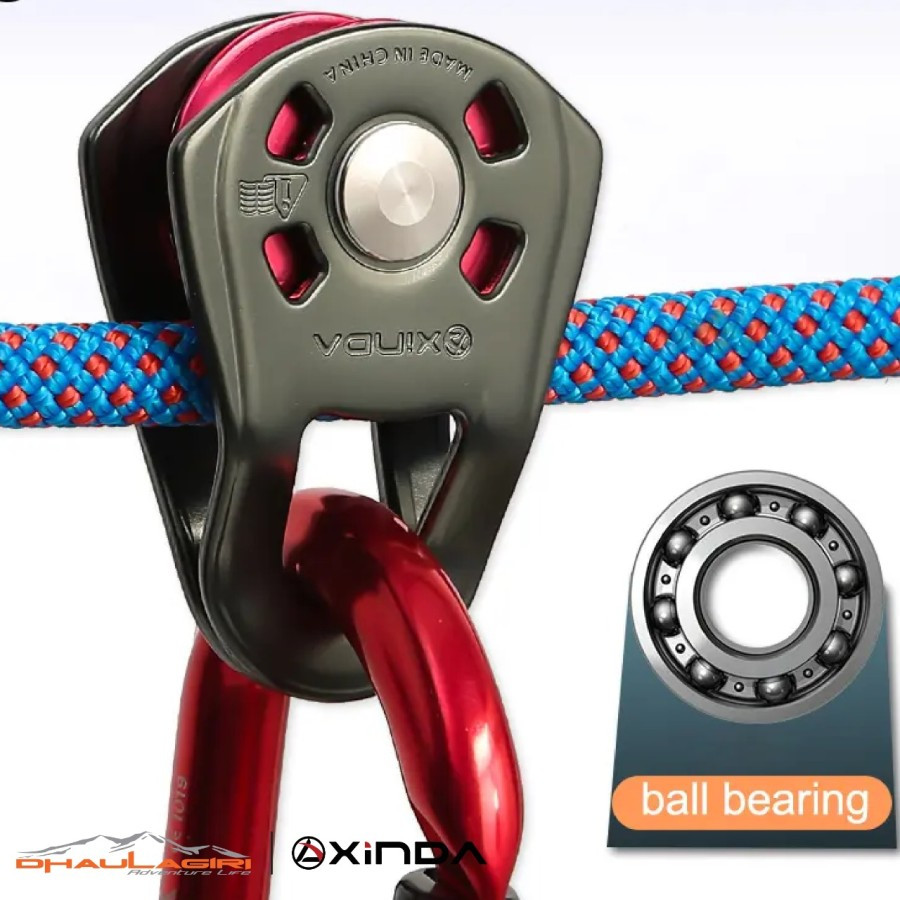 Jual Pulley Double Xinda Pulley Tandem Twin Katrol Pengaman Safety ...