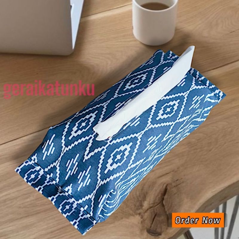 Jual Tempat tisu meja Ethnic atau Batik bahan katun ( cover tissue meja ...