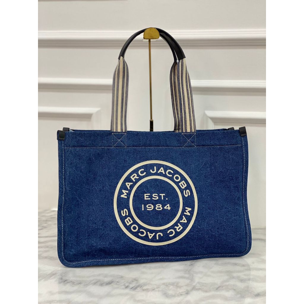Jual SPLITBILL MJ DENIM EST LOGO TOTE BAG | Shopee Indonesia