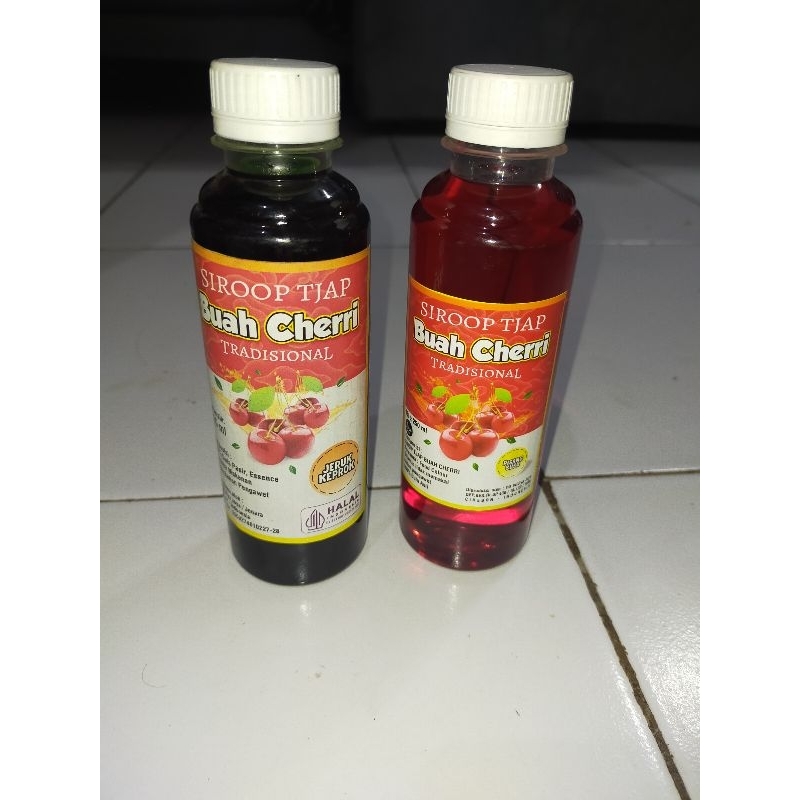 Jual Syrup Tjap Buah Cherry Kemasan Botol Plastik Tebal 350 ml | Shopee ...