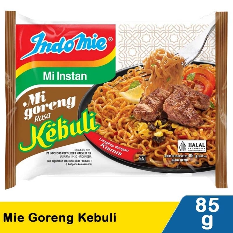 Jual Indomie Mie Instant Goreng Rasa Kebuli 85gram | Shopee Indonesia