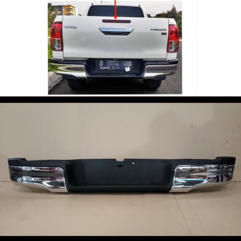 Jual bumper/bemper belakang hilux singgle atau double barang baru ...