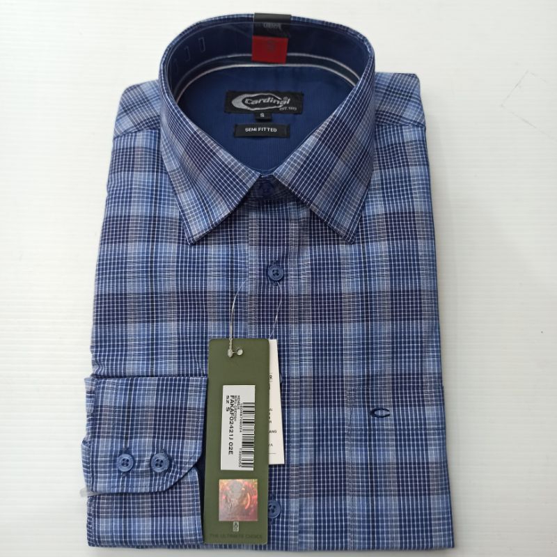 Jual CARDINAL Original Kemeja Formal Pria Panjang FAKAF2421 | Shopee ...