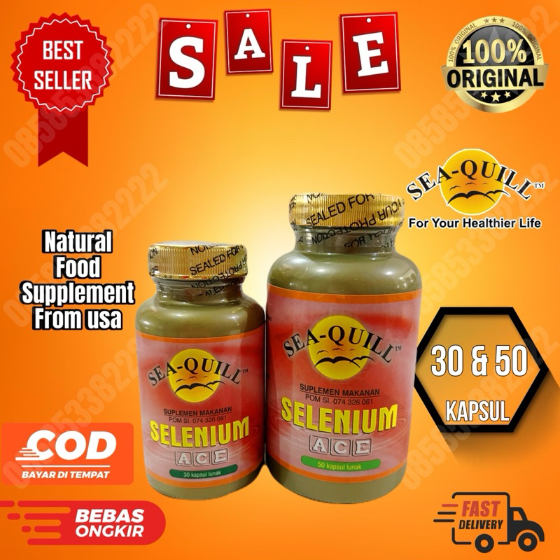 Jual 100% ORI - SEA QUILL SELENIUM ACE SEAQUILL A C E ANTIOKSIDAN ...