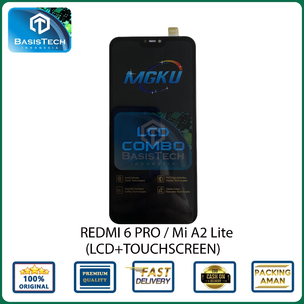Jual LCD XIAOMI REDMI 6 PRO - Mi A2 Lite +TOUCHSCREEN - MGKU | Shopee ...