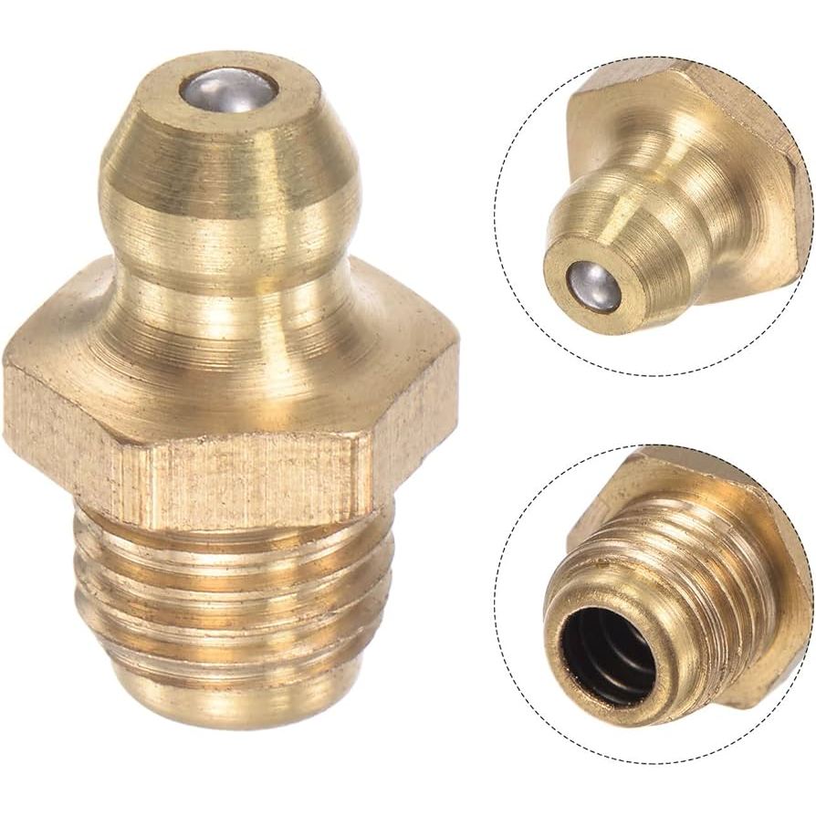 Jual nepel gemuk lurus brass straight nipple grease neple gris naple ...