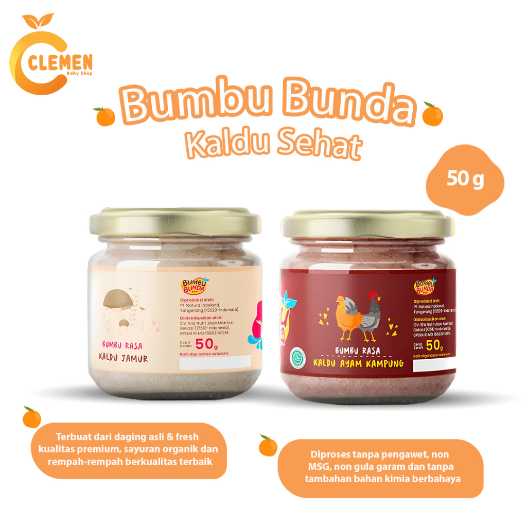 Jual Bumbu Bunda Kaldu Bubuk Penyedap Rasa NON MSG (Kaldu MPASI Bayi ...