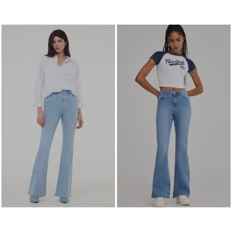 Jual Terranova flared jeans celana cut bray wanita (Sale Defect ...