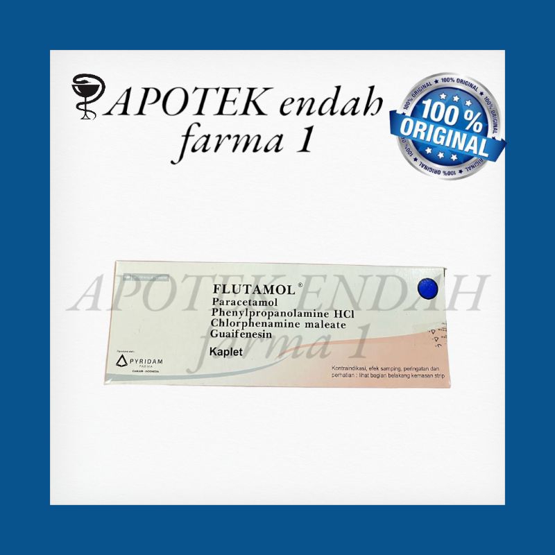 Jual FLUTAMOL TABLET PERBOX obat demam batuk pilek | Shopee Indonesia