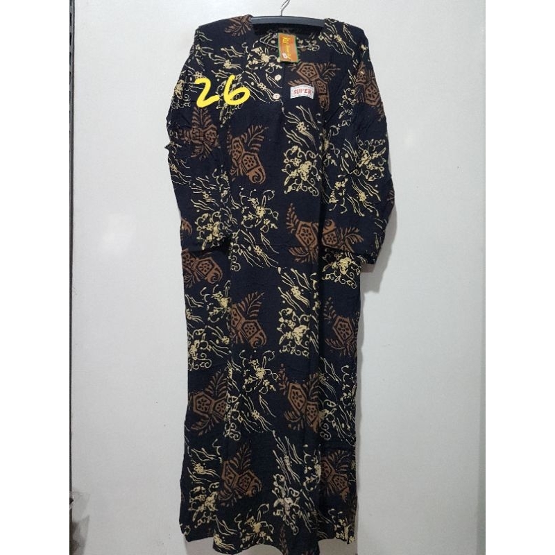 Jual YULI - LONGDRES JUMBO LD 125 CM PB 130 CM BATIK BUSUI / DASTER ...