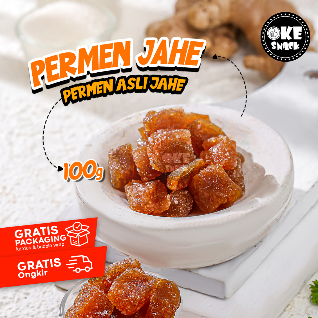 Jual Permen Jahe Pereda Tenggorokan 100gr | Shopee Indonesia