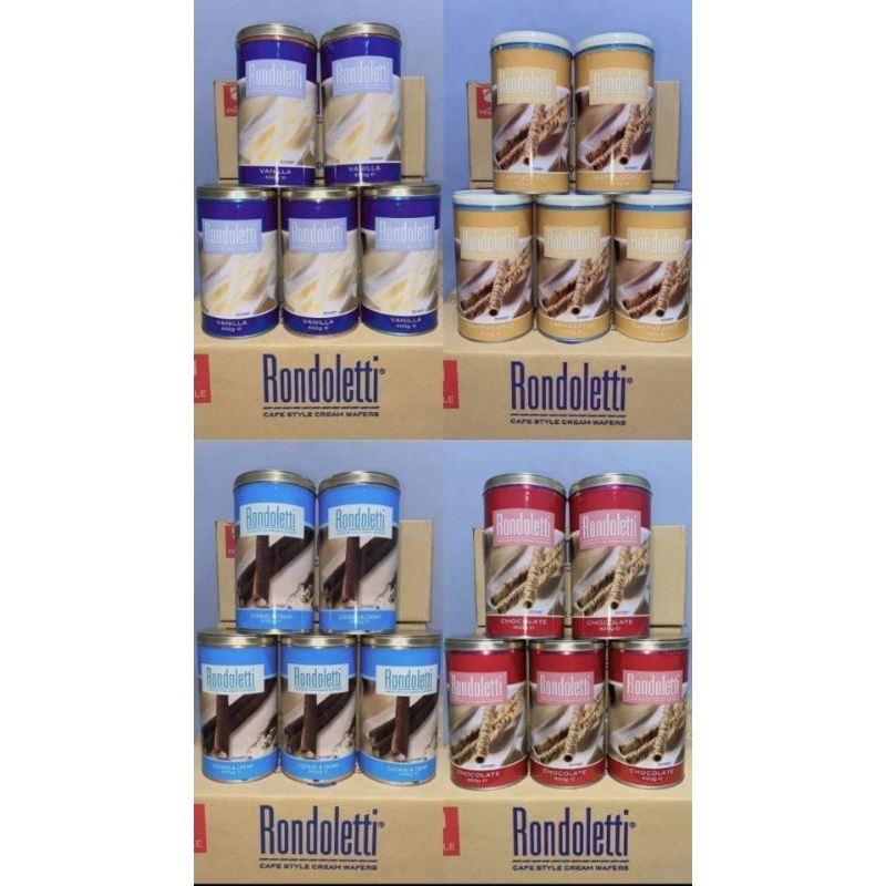 Jual Astor Rondoletti Wafer Roll Kaleng 400gr - Ecer | Shopee Indonesia