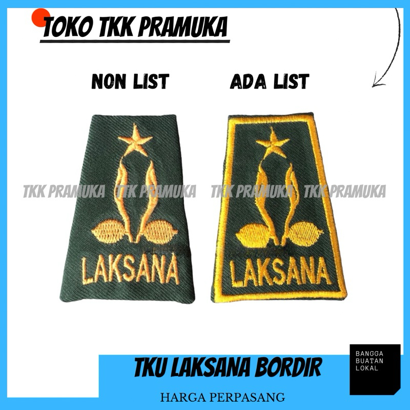 Jual Tku laksana ada list / Tku laksana non list / Tku laksana pramuka ...