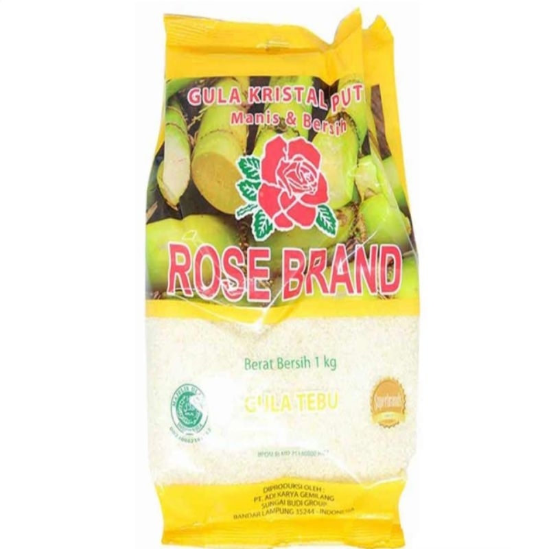 Jual ROSE BRAND Gula Pasir Kuning 1 Kg | Shopee Indonesia