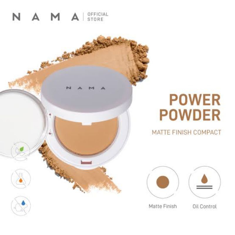 Jual NAMA BEAUTY POWER POWDER MATTE FINISH COMPACT 20gr | Shopee Indonesia