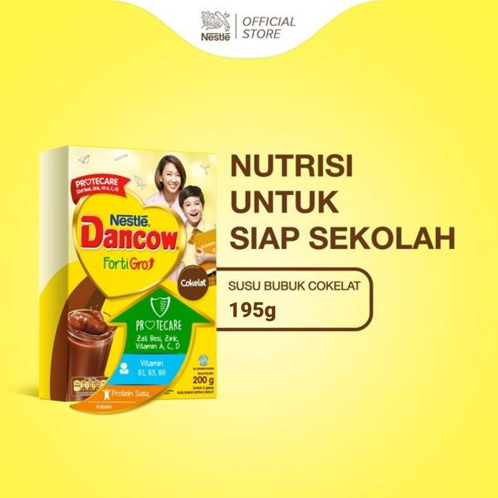 Jual DANCOW FORTIGRO COKLAT 195G | Shopee Indonesia
