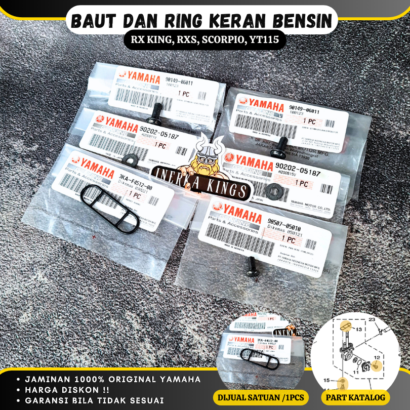 Jual Karet Ring baut Kran Bensin Pelampung Tangki Kunci Tangki RX KING ...