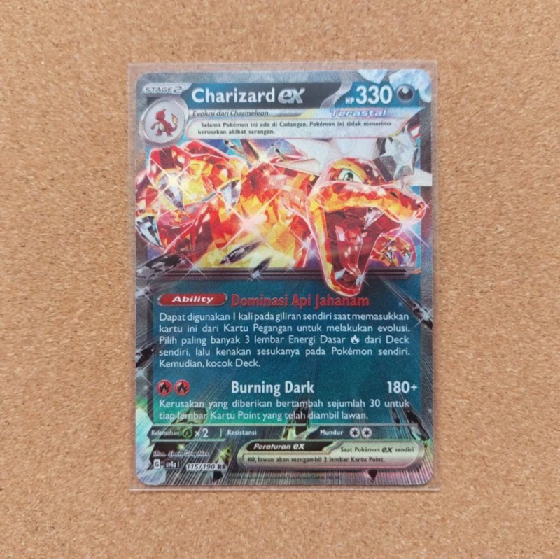 Jual kartu pokemon original tcg indonesia asli charizard ex rr hologram | Shopee Indonesia