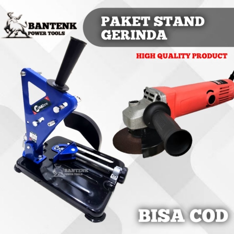 Jual PAKET GERINDA + DUDUKAN / STAND GERINDA MESIN GERINDA TANGAN ...