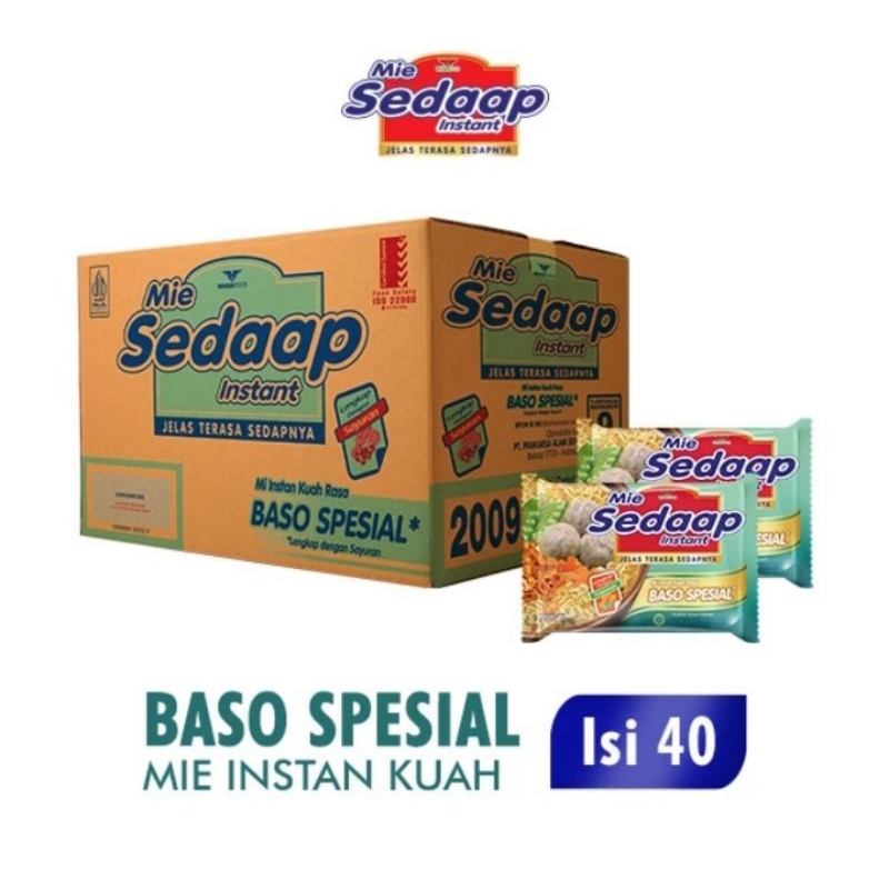 Jual ( 1 DUS ) Mie Sedaap BASO SPESIAL | Shopee Indonesia