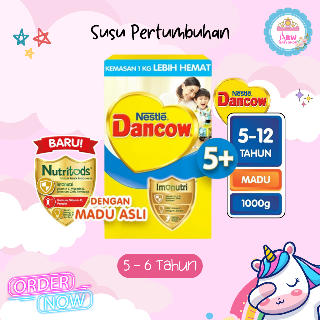Jual Nestle Dancow 5+ Susu Pertumbuhan Rasa Madu Box 1 Kg Susu Formula ...