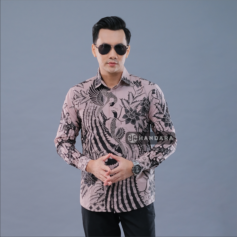 Jual Handara Batik Premium Pria Lengan Panjang Slim Fit Furing ...