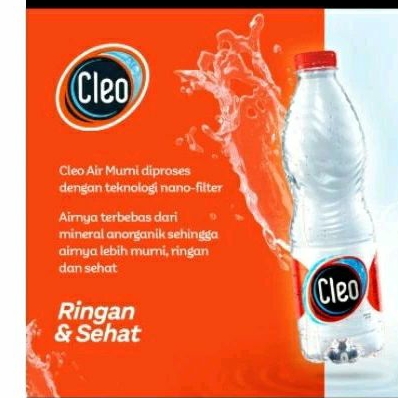 Jual Cleo Air Murni 550 ml per Karton isi 24 Botol. | Shopee Indonesia