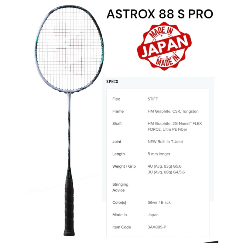Jual Raket Badminton Yonex Astrox 88S 88D PRO GEN 3 2024 88 S 88 D PRO ...