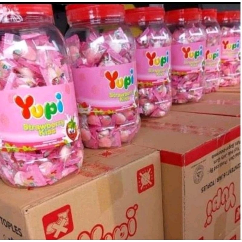 Jual PERMEN YUPI TOPLES & PLASTIK DENGAN TABUR GULA | Shopee Indonesia