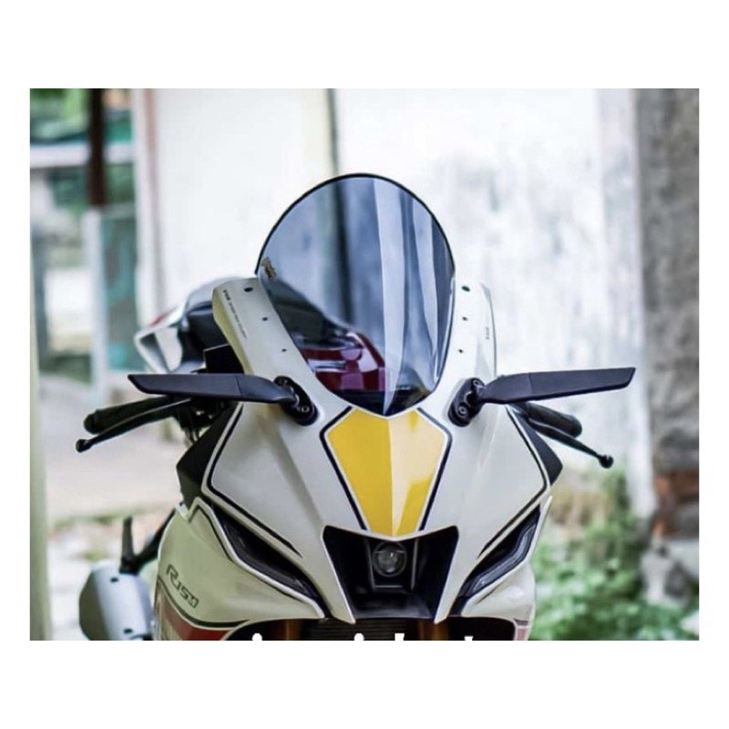 Jual Visor windshield R15 V3 full jenong (TEBAL 3MM/INCLUD LIST KARET ...