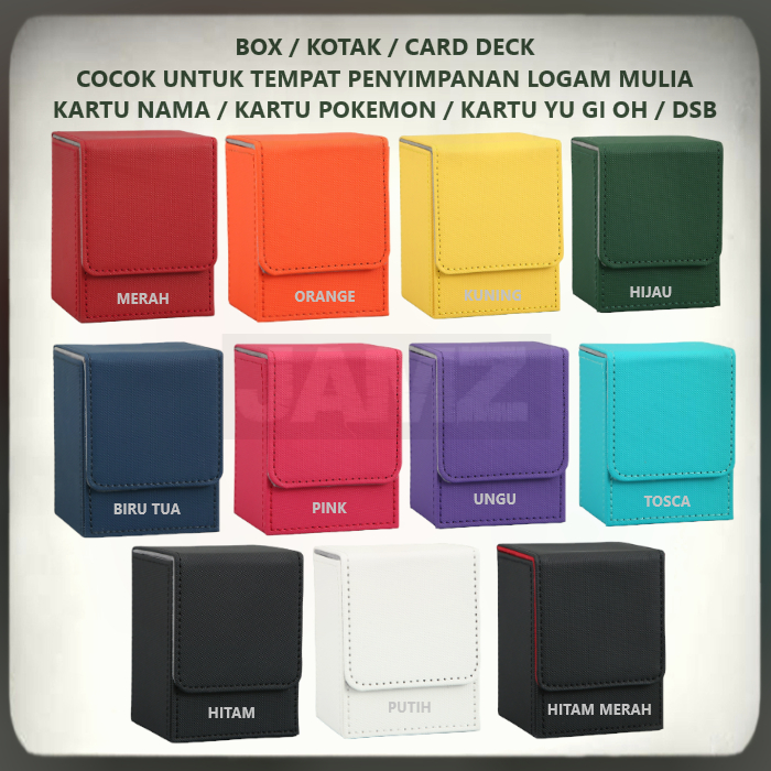 Jual Kotak Penyimpanan Logam Mulia / Card Deck Box / Tempat Kartu ...