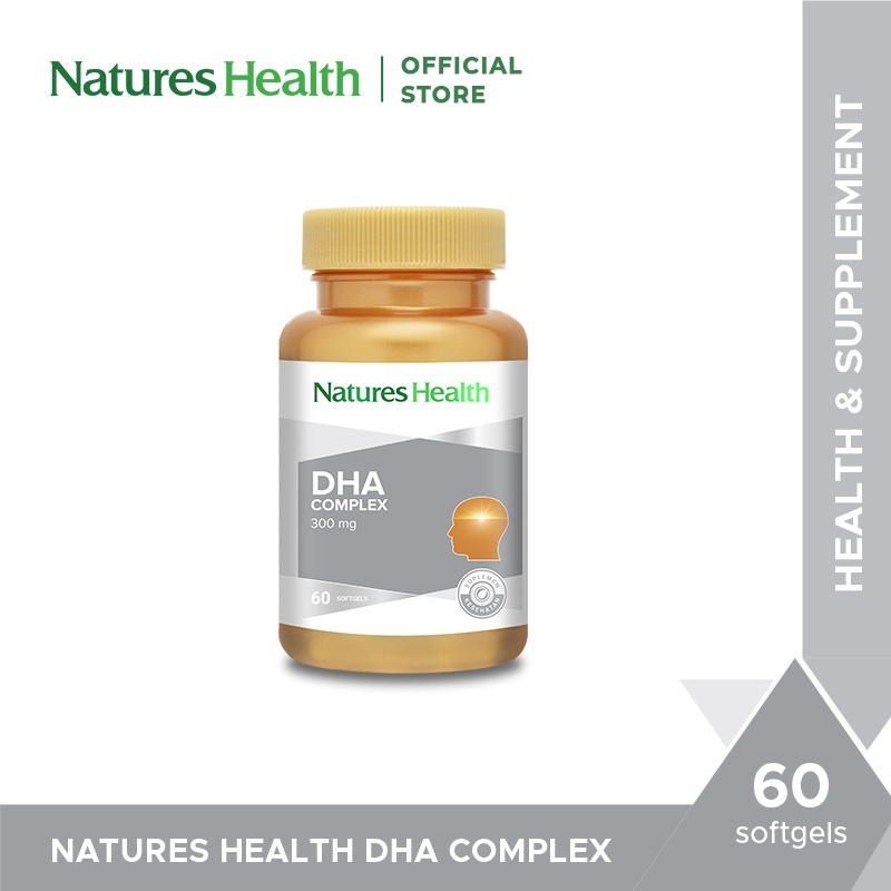 Jual Natures Health Dha Complex 300 Mg - 60 Softgels | Shopee Indonesia