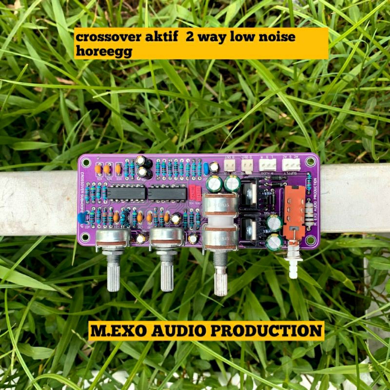 Jual Kit Crossover Aktif Lpf 24db Asli 2 Way Subwoofer Dan Mid High (ic ...