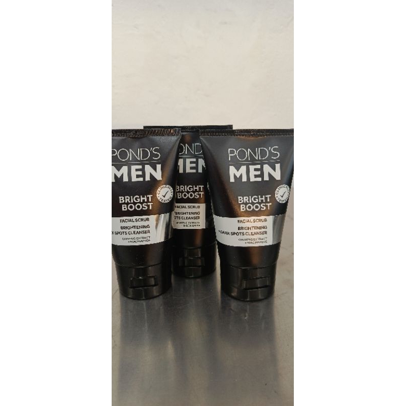 Jual Ponds Men Bright Boost/ Pencuci Muka Pria 100g | Shopee Indonesia