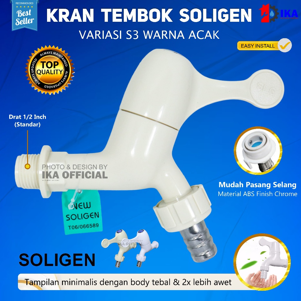 Jual Kran keran PVC TEBAL SOLIGEN / Kran pvc tebal tembok engkol ...