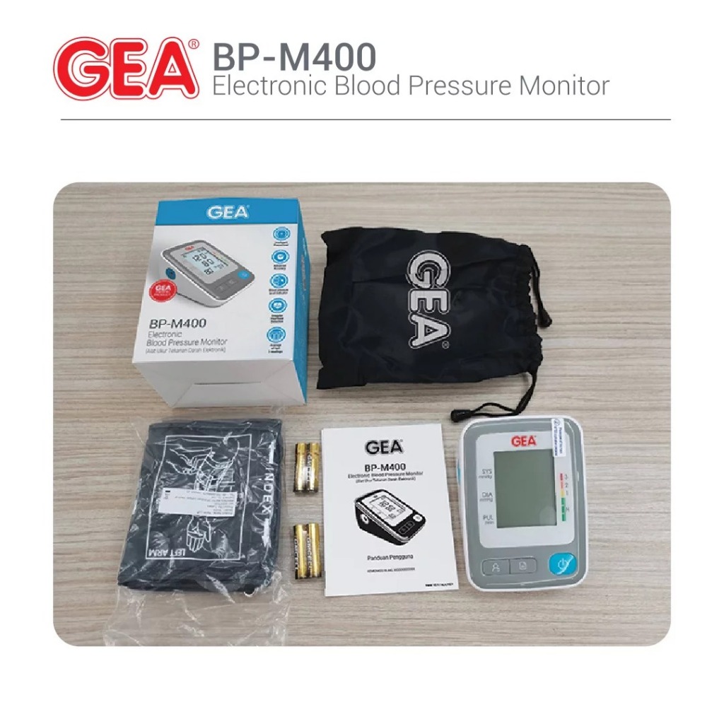 Jual Electronic Blood Pressure Monitor BP-M400 GEA/Tensimeter BPM 400 ...