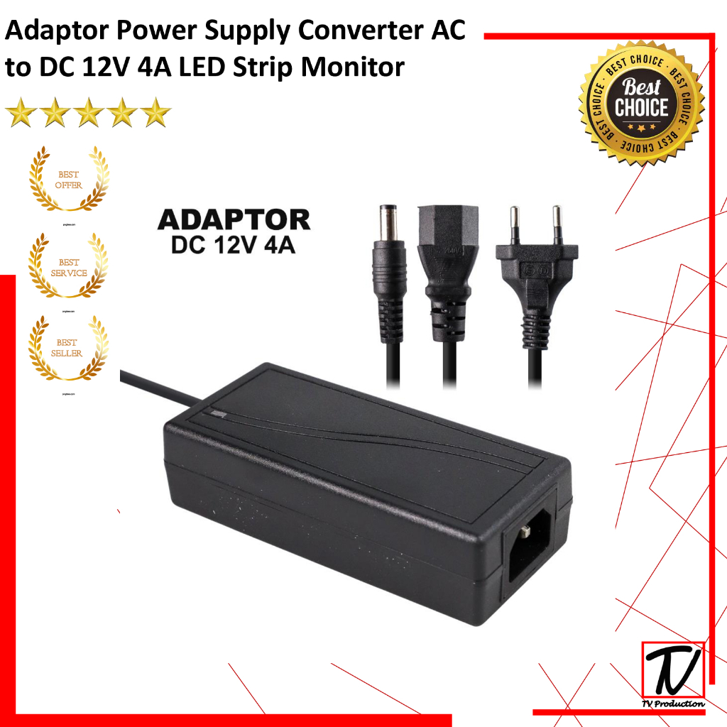 Jual Adaptor Pompa 12V DC - 3A/5A/4A/8A/10A (Real)// C POWER ADAPTOR ...