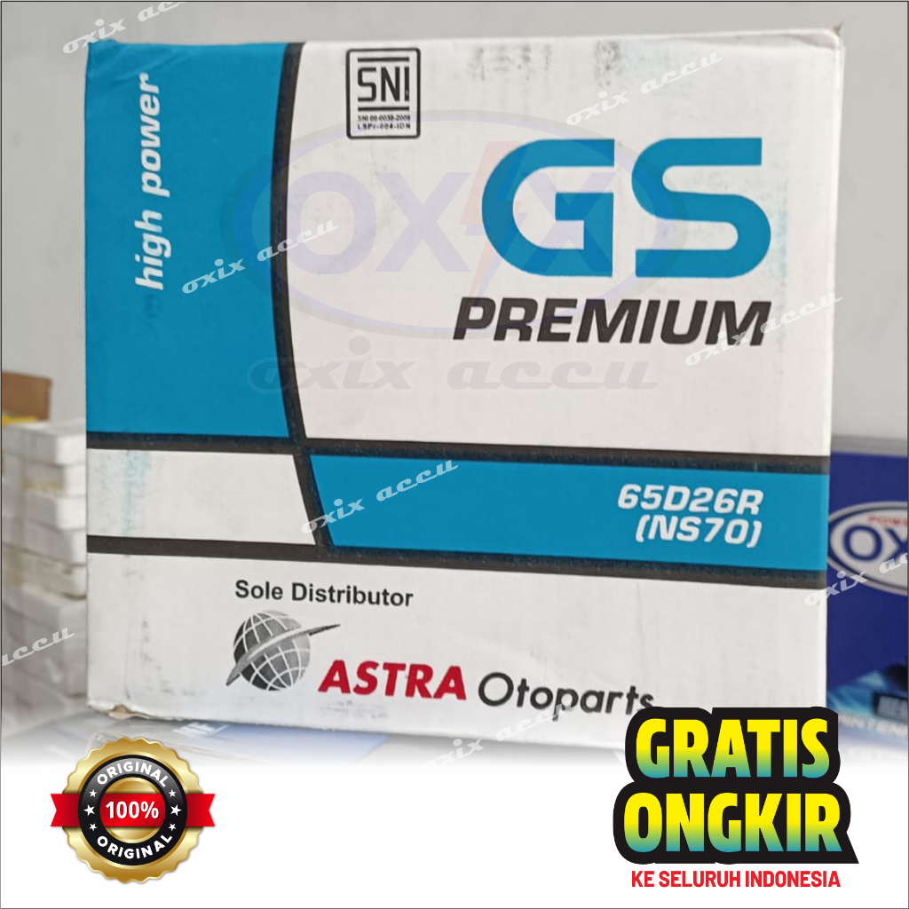 Jual GS Premium NS70 Aki Mobil Original | Shopee Indonesia