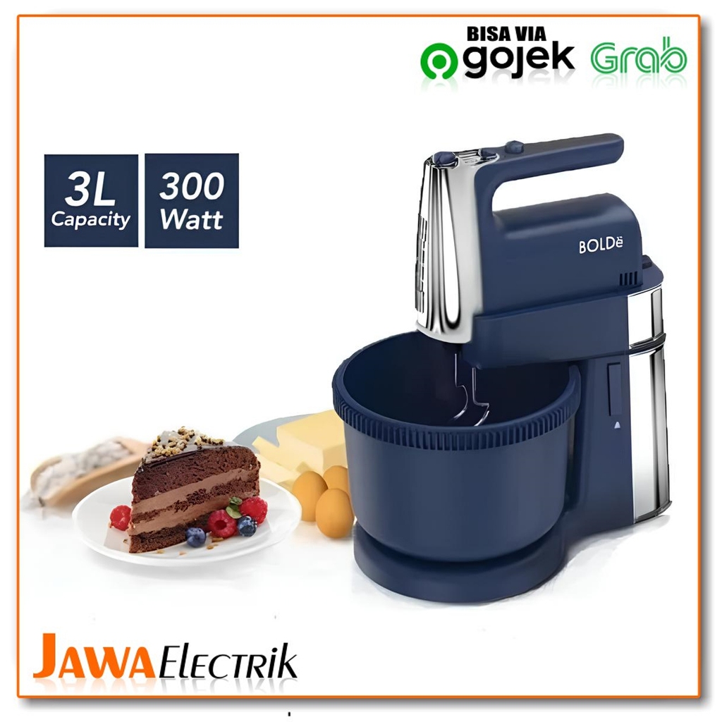 Jual Bolde Stand Mixer Thunder Bowl 3 Liter + 5 Speeds Turbo | Shopee ...
