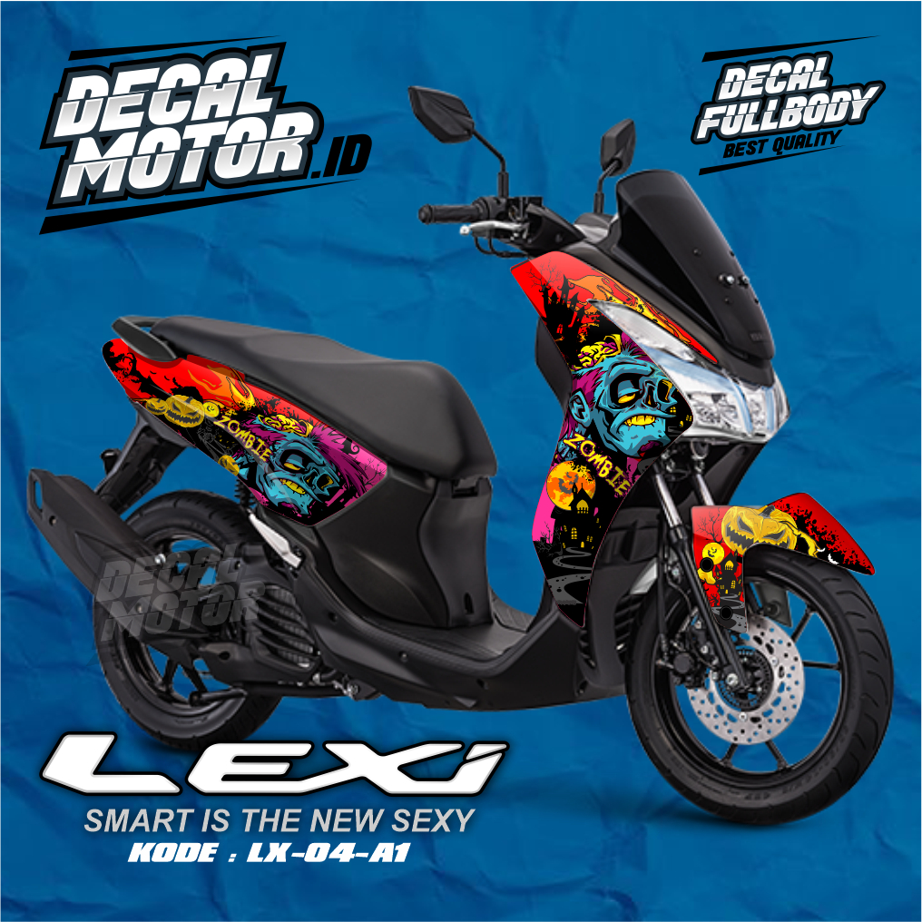 Jual Stiker Motor Lexi Full Body -Racing Sticker Decal Lexi Full Body ...