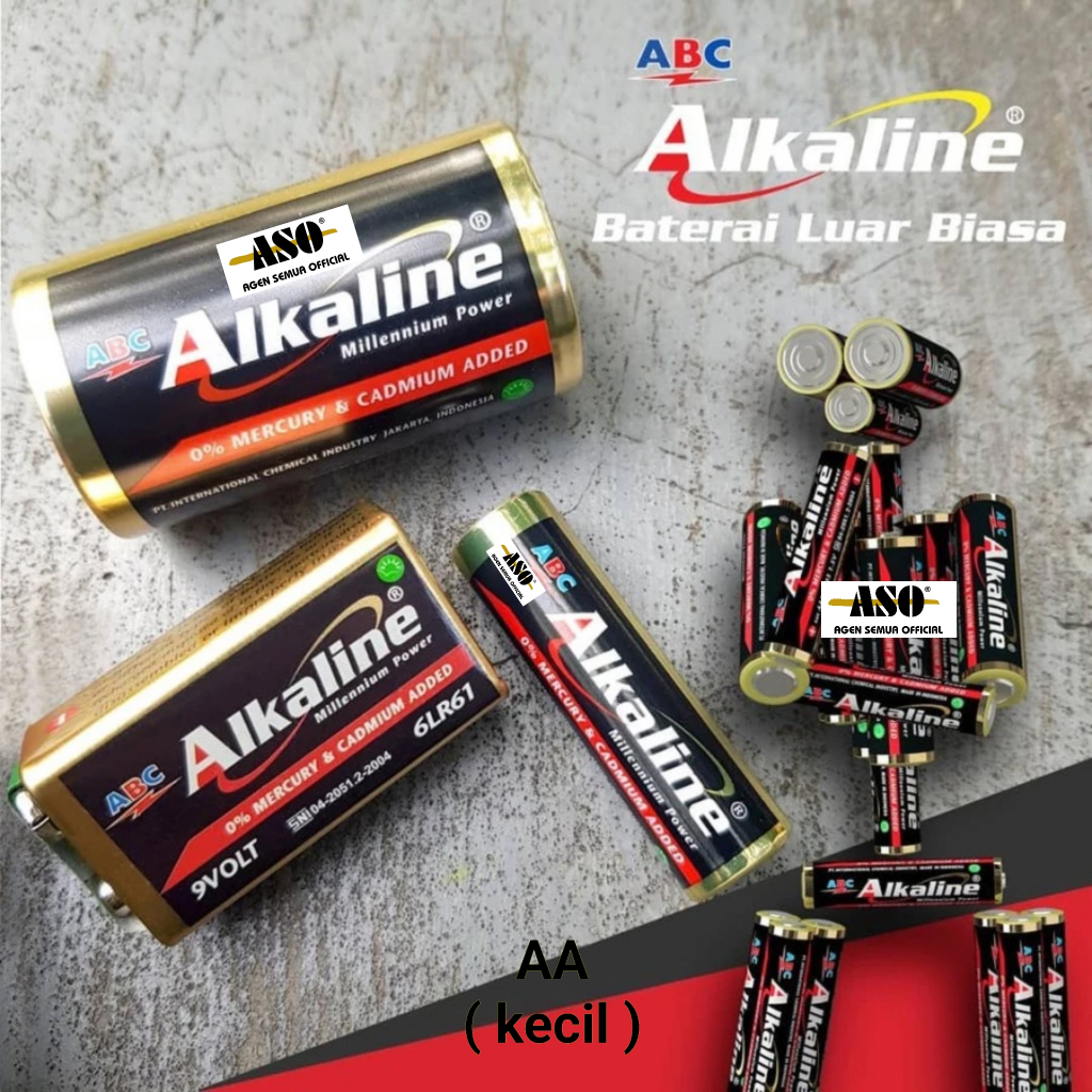 Jual Baterai Battery Batere ABC Alkaline AA/AAA isi 6pc 1.5v | Shopee ...