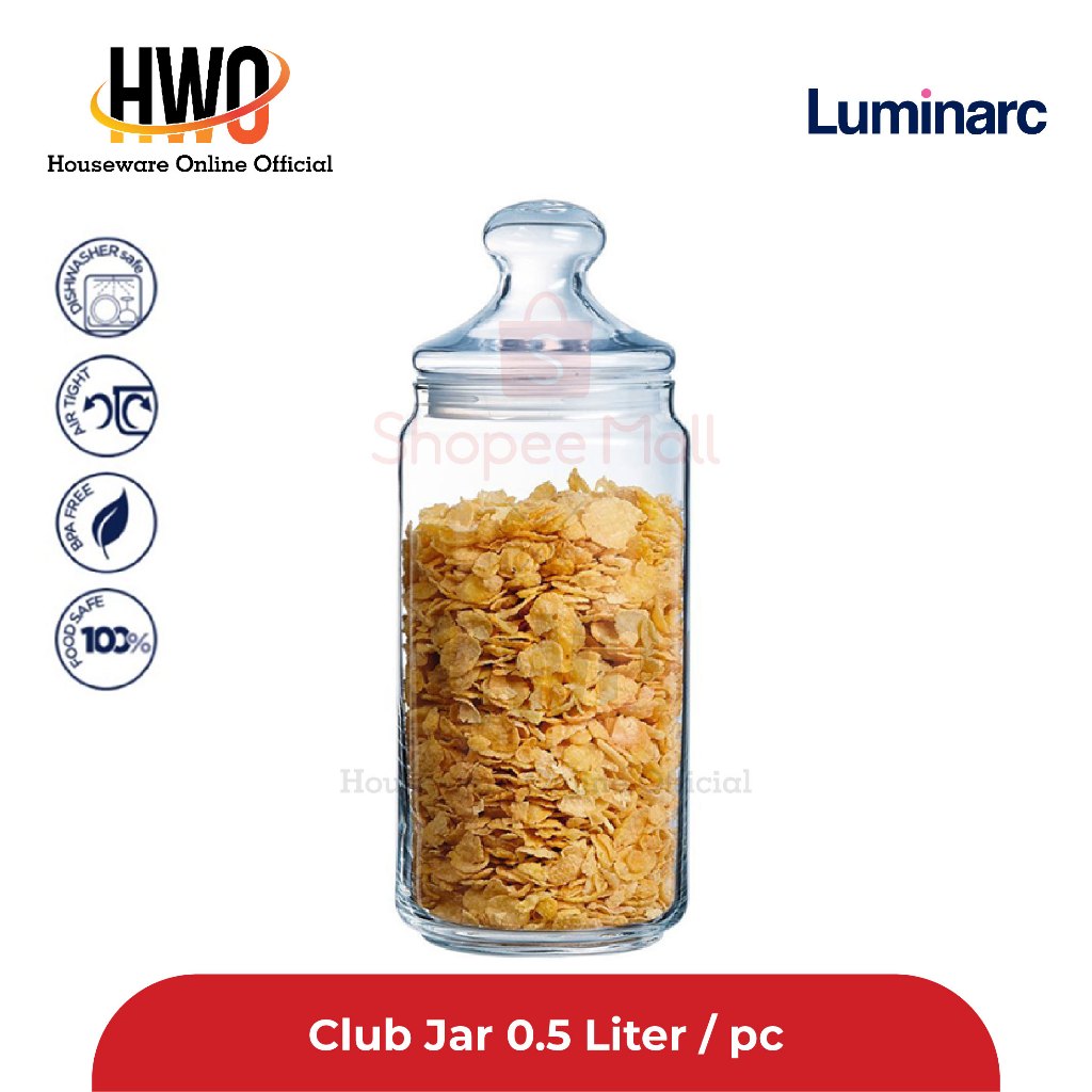 Jual Luminarc Toples Club Jar 1.50 Liter / pc | Shopee Indonesia