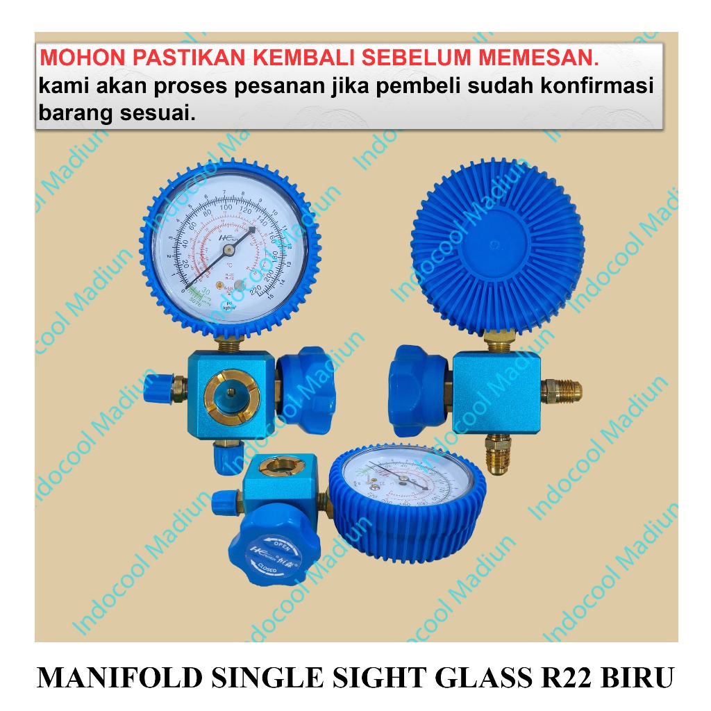 Jual MANIFOL/ALAT PENGUKUR/METERAN MANIFOLD/MANIFOLD SINGLE SIGHT GLASS ...