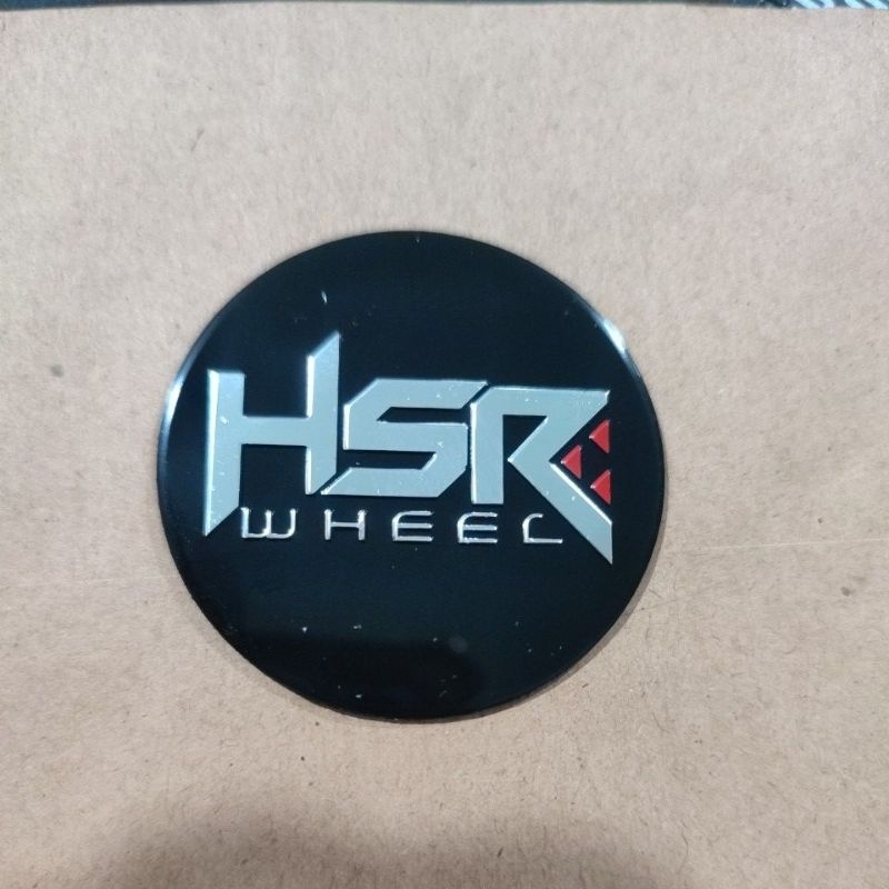 Jual LOGO ORIGINAL HSR WHEEL // EMBLEM VELG MOBIL HSR WHEEL UKURAN 4.5 ...