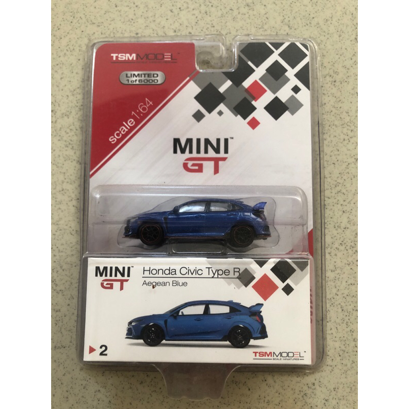 Jual MINI GT HONDA CIVIC TYPE R AEGEAN BLUE TSM MODEL KOLEKSI DIECAST ...