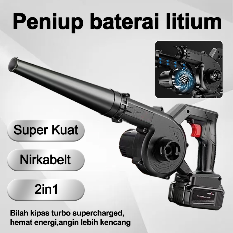 Jual Alat peniup angin / Blower/ Penyedot debu dengan baterai lithium ...