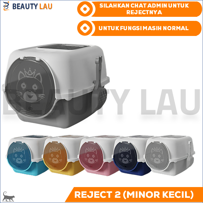 Jual CAT LITTER BOX KUCING TERTUTUP JUMBO TEMPAT PUP POOP KUCING LITER ...
